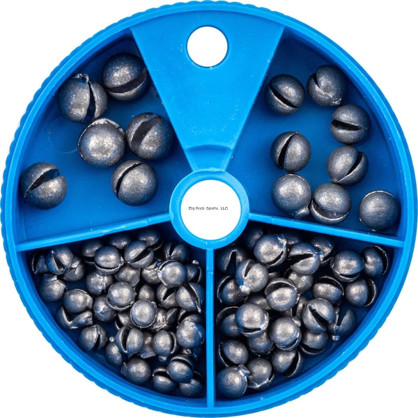 Danielson Round Split Shot Sinker 78Pc Dial Box Selector
