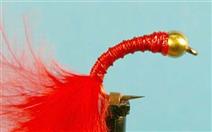 GOLD HEAD MARABOU BLOODWORM